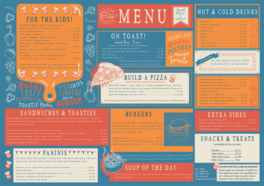 menu | The Quay Centre